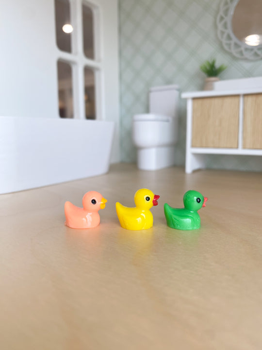 Dollhouse Bath Tub Bar Duck Loofah | Dollhouse Accessories 1:12 Scale ...