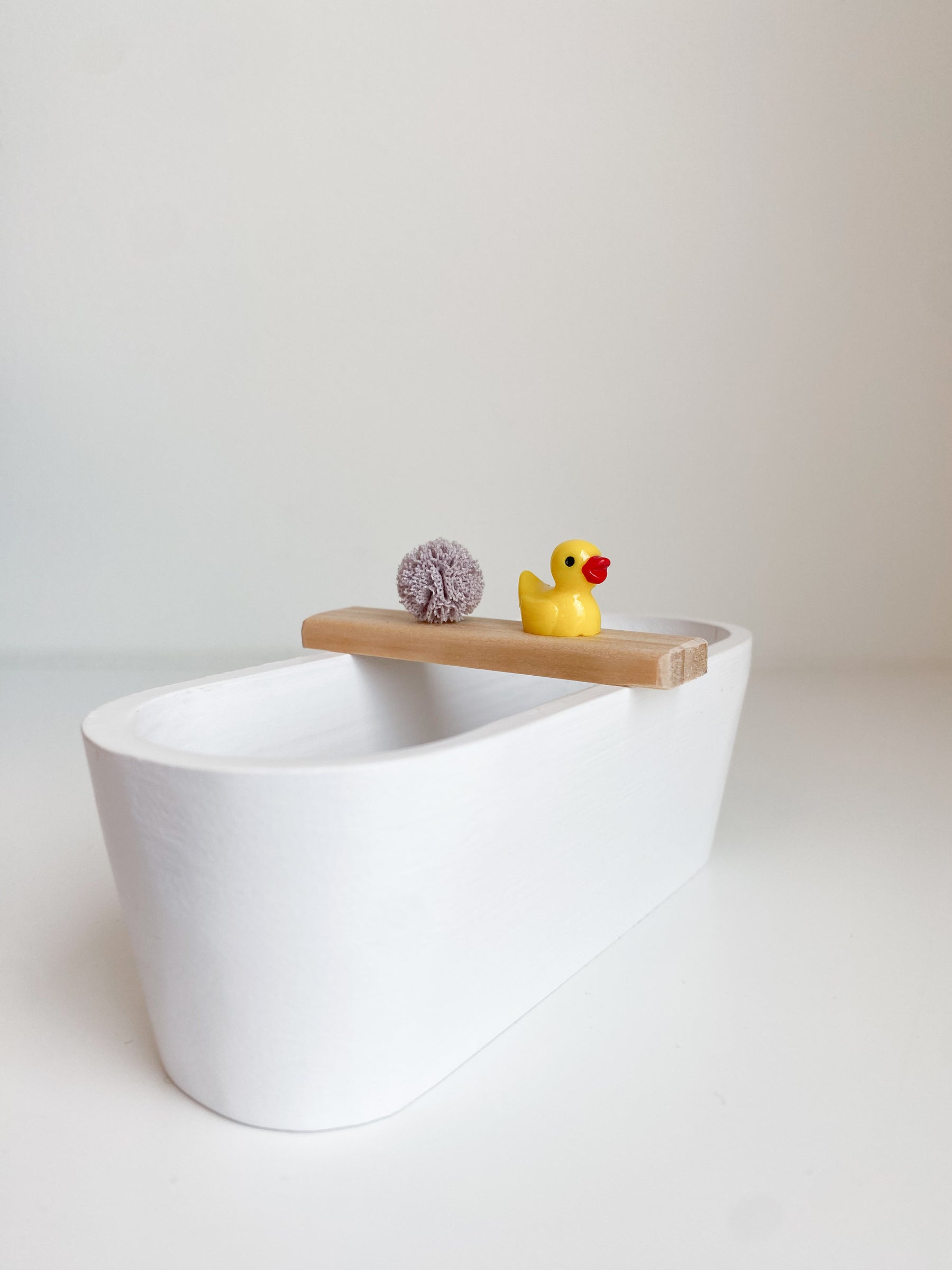 Dollhouse Bath Tub Bar Duck Loofah | Dollhouse Accessories 1:12 Scale ...