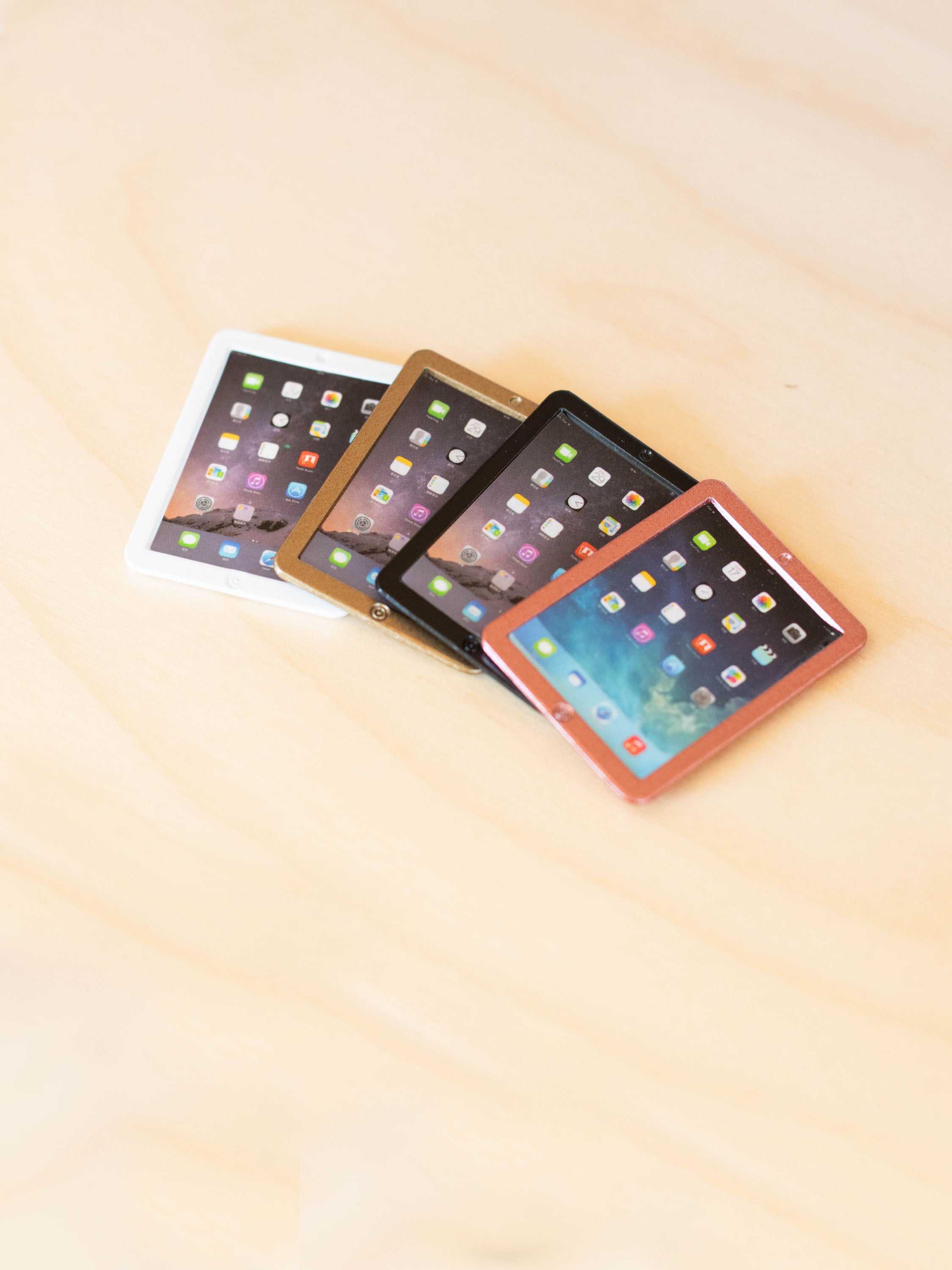 Dollhouse Miniature Tablet | White Black Pink Gold | 1:12 Scale – Macy ...